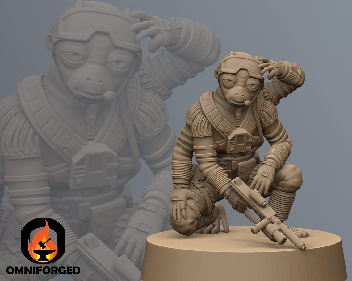 Four arms monkey pilot – Omniforged