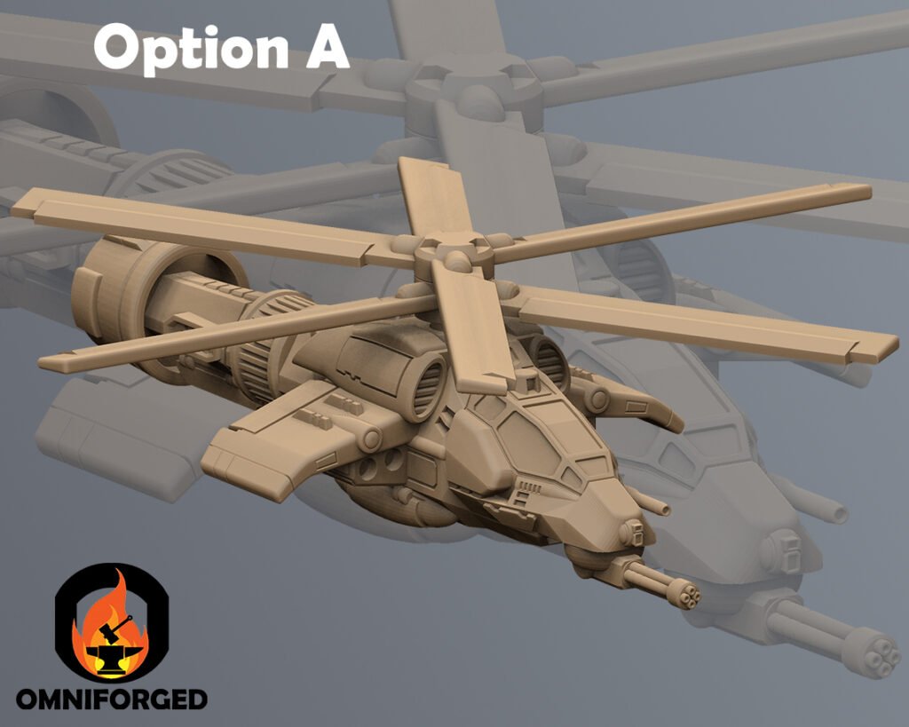 Warrior VTOL Helicopter – Omniforged